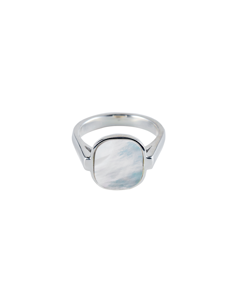 Shell Window Ring -Silver-